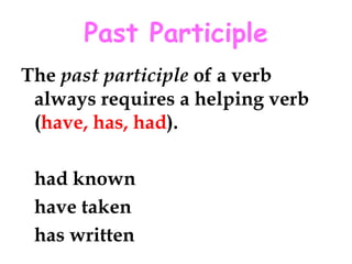 Irregular Verbs | PPTX