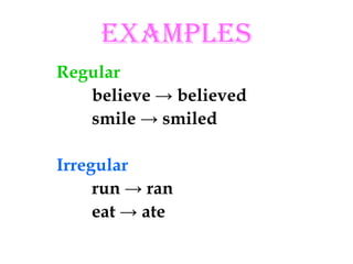 Irregular Verbs | PPTX