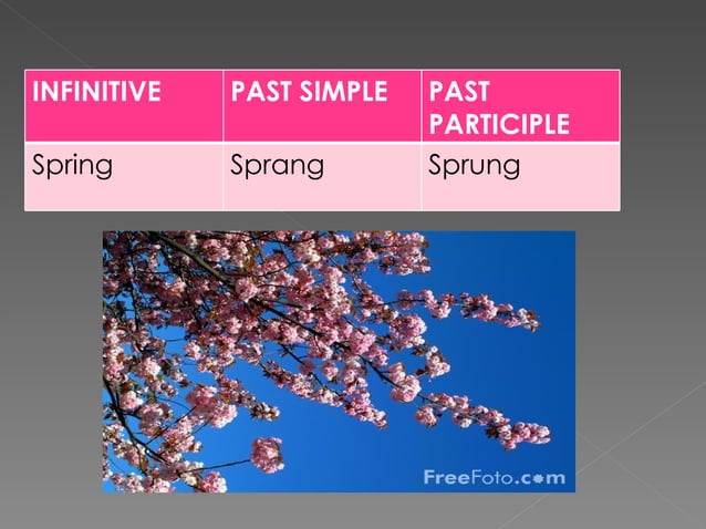 Irregular verbs | PPT