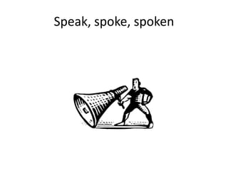 Irregular verbs | PPTX