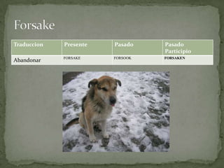 Irregular verbs | PPT