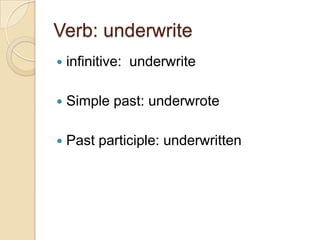 Irregular verbs | PPT