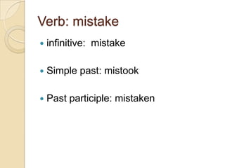 Irregular verbs | PPT