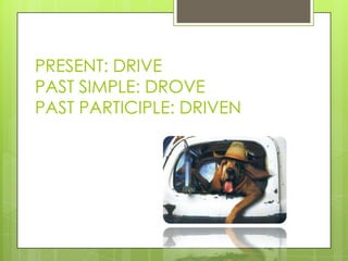 Irregular verbs | PPTX