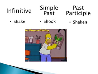 Irregular verbs | PPTX