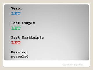 Irregular verbs | PDF