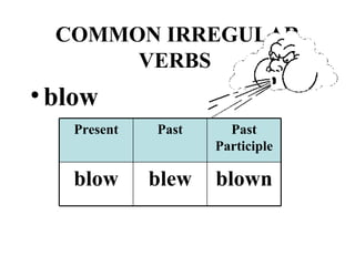 Irregular verbs | PPT