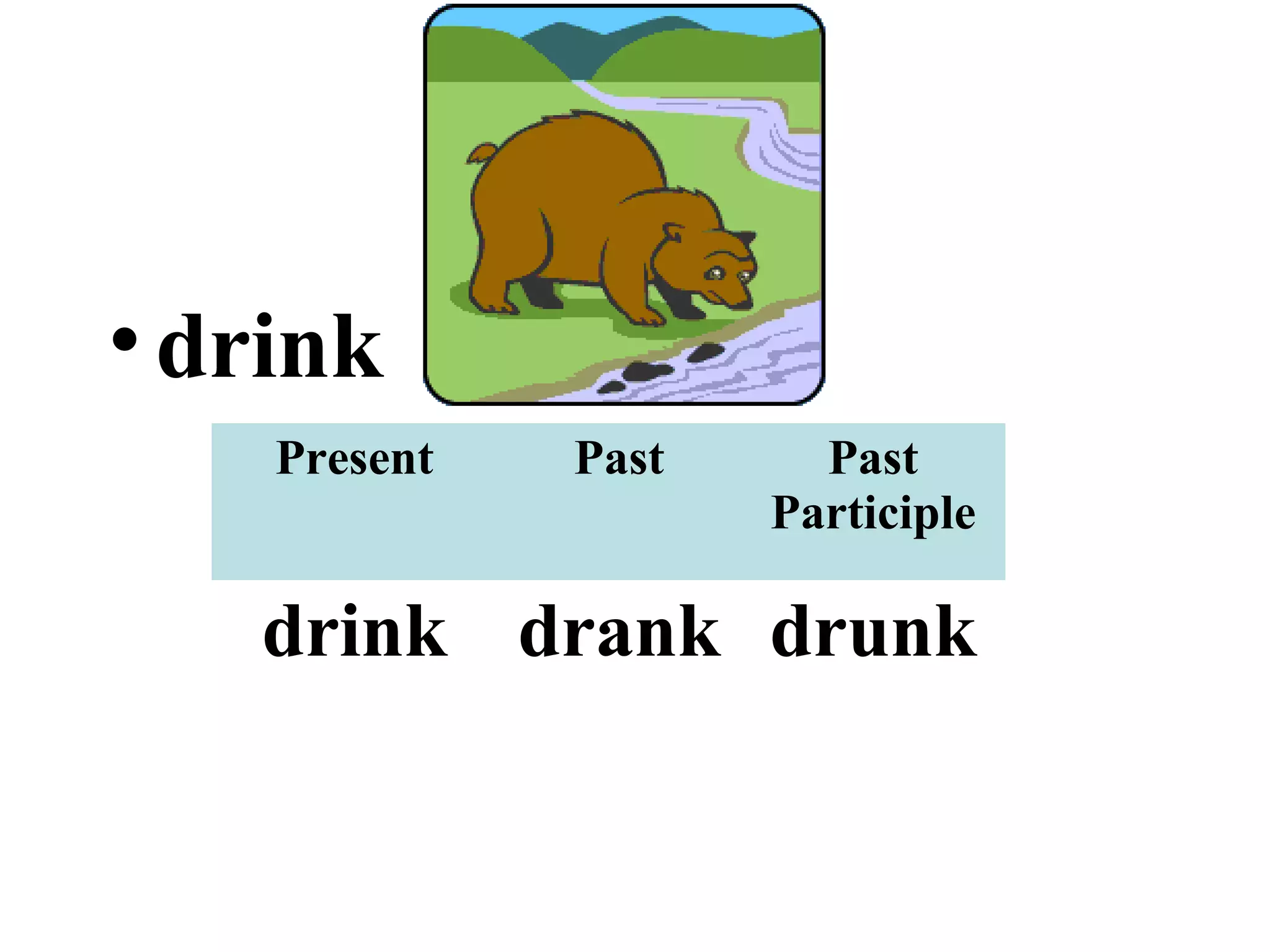 Irregular verbs | PPT