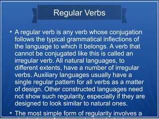 Irregular verbs | PPT