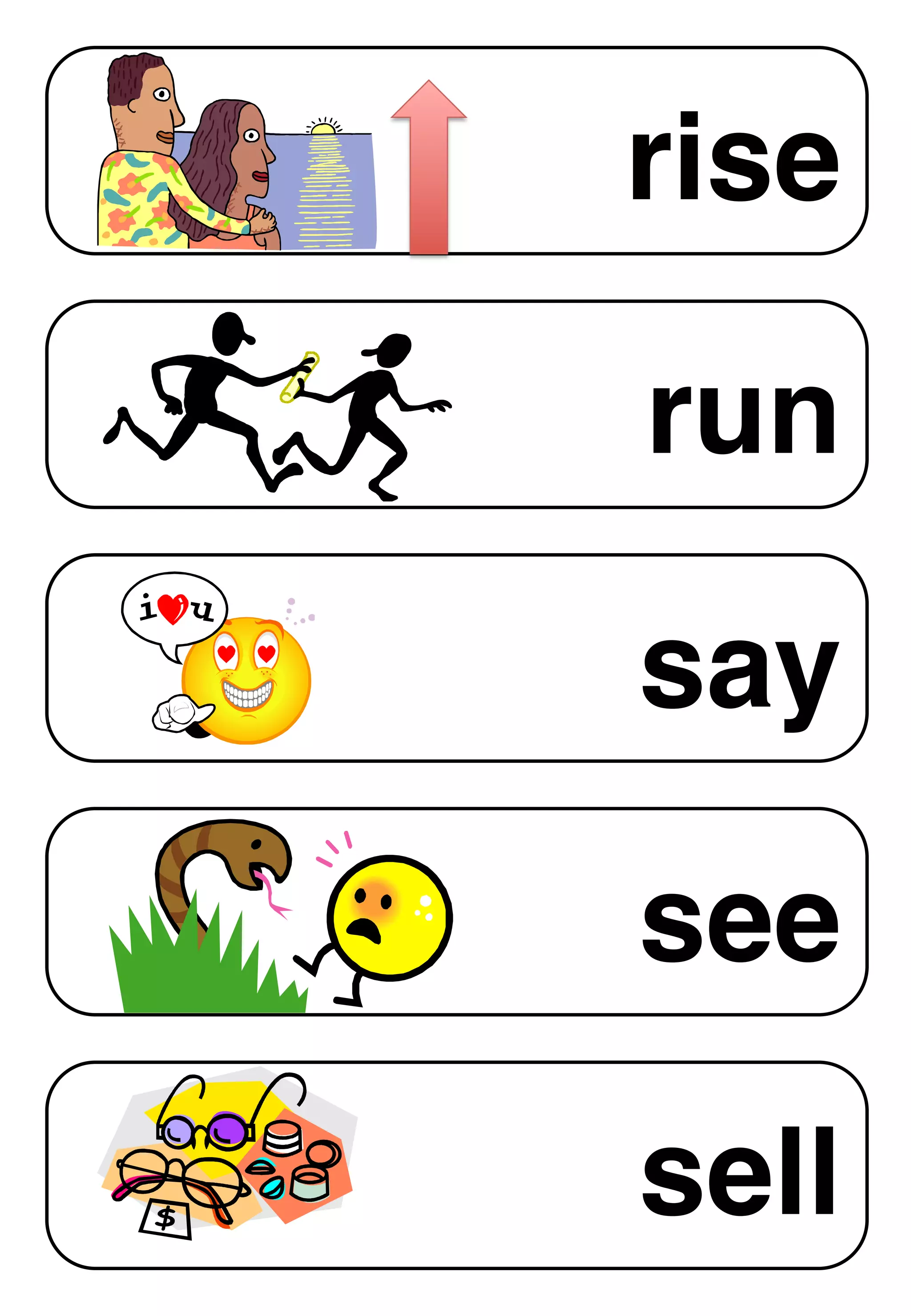 Irregular Verb Wall for Display | PDF
