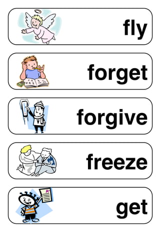 Irregular Verb Wall for Display | PDF