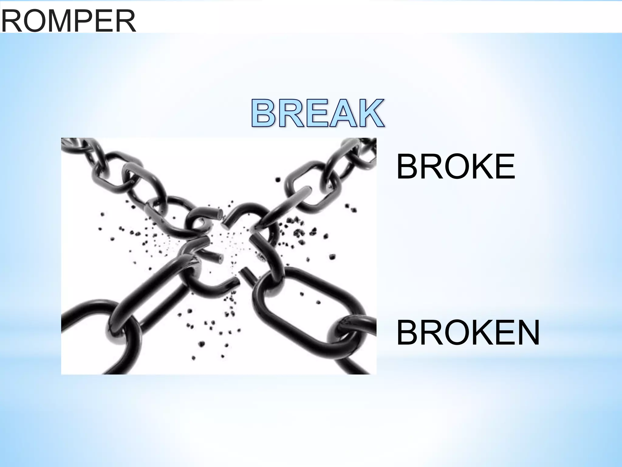 Irregular verbs | PPTX