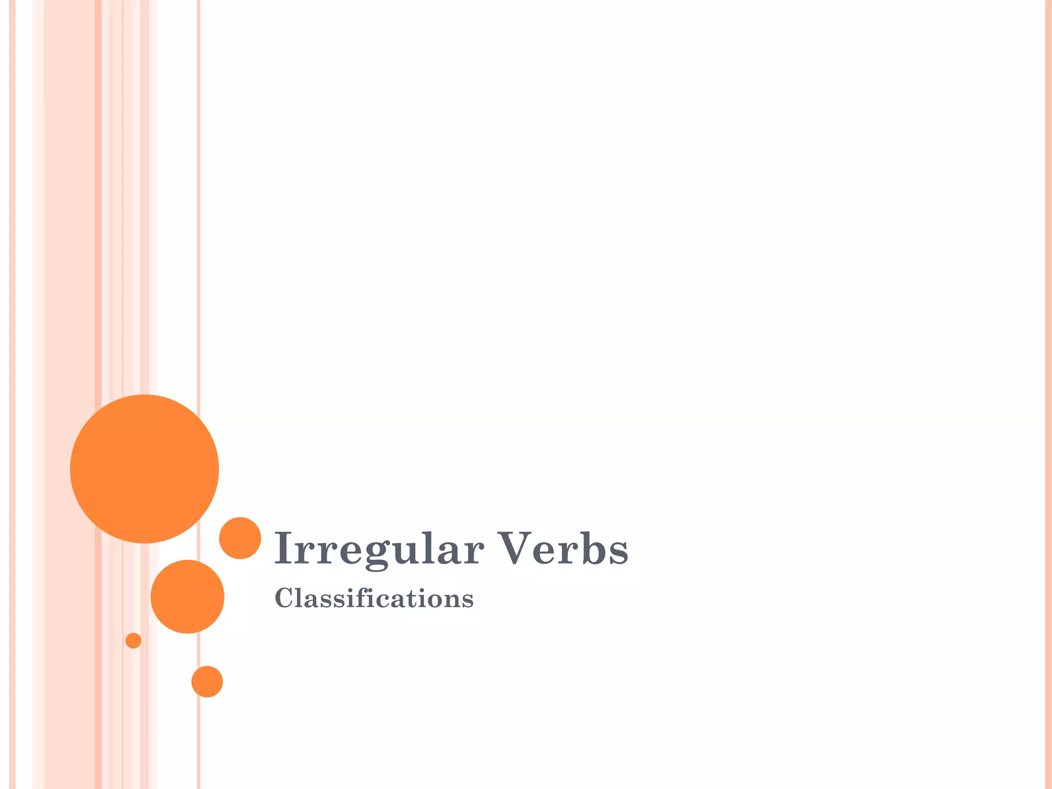 Irregular verbs | PPT