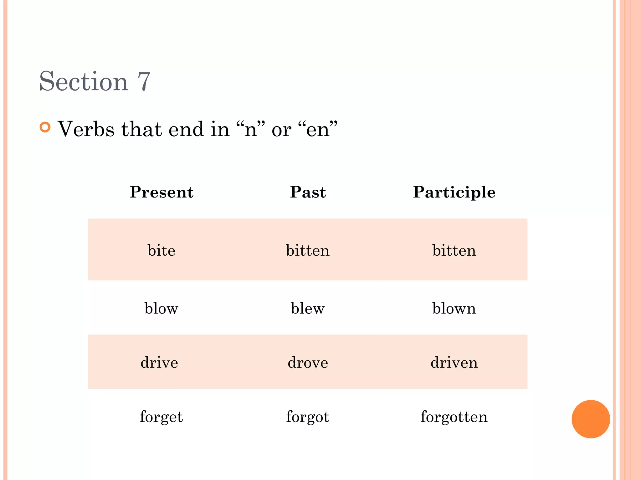 Irregular verbs | PPT
