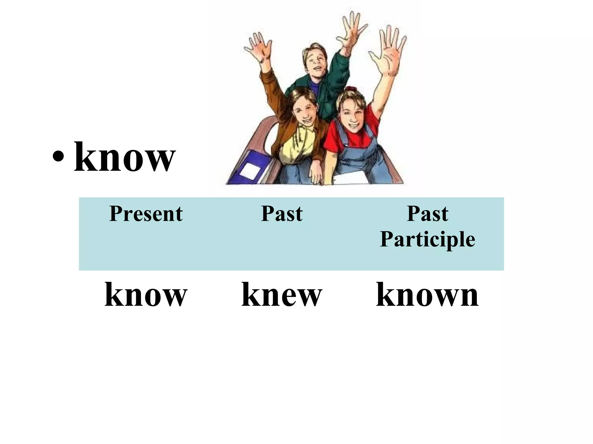 Irregular verbs | PPT