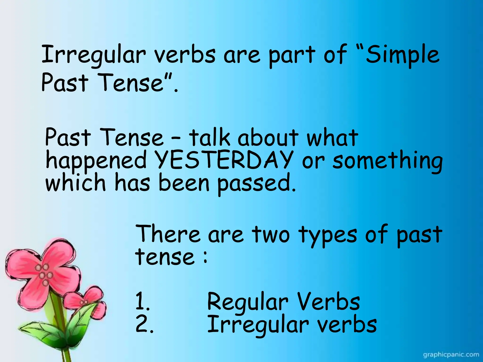 APRESENTAÇÃO SOBRE OS IRREGULAR VERBS.pptx