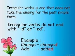 APRESENTAÇÃO SOBRE OS IRREGULAR VERBS.pptx