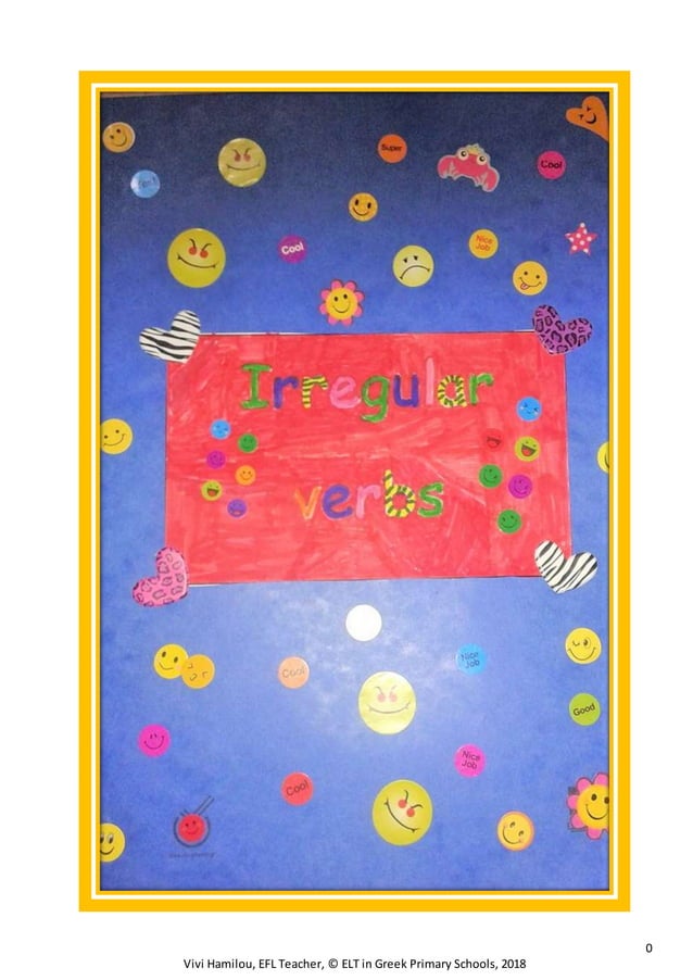 IRREGULAR VERBS - INTERACTIVE NOTEBOOK | PDF