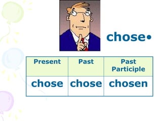 Irregular verbs made by claire | PPT