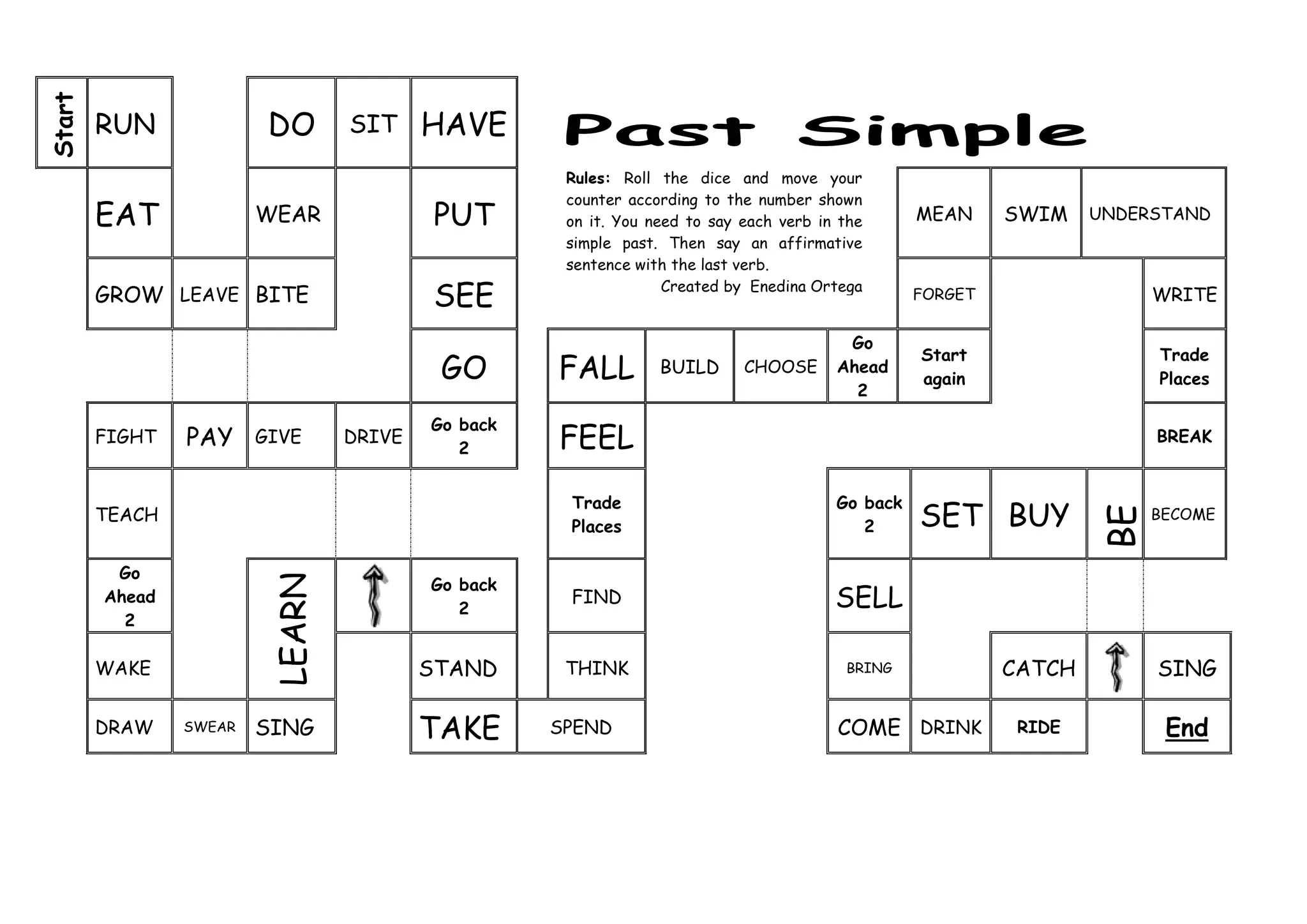 Irregular verbs board game.pdf