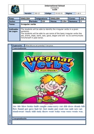 Irregularverbsgrade2 | PDF