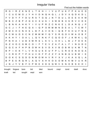 Irregular verbshh | PDF