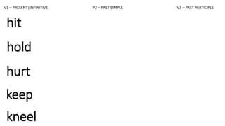 IRREGULAR VERBS INCOMPLETE.pptx