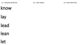 IRREGULAR VERBS INCOMPLETE.pptx