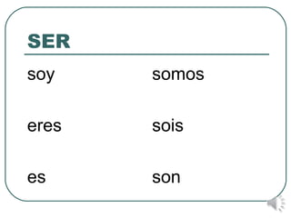 Irregular verbs in presente | PPT
