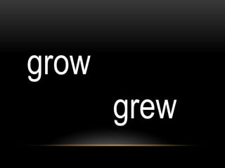 Irregular verbs past | PPT