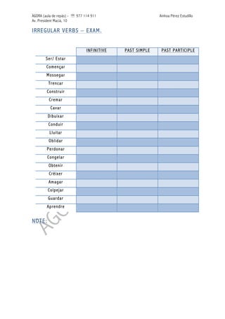 English Exercises about Past Simple and Present Perfect | PDF
