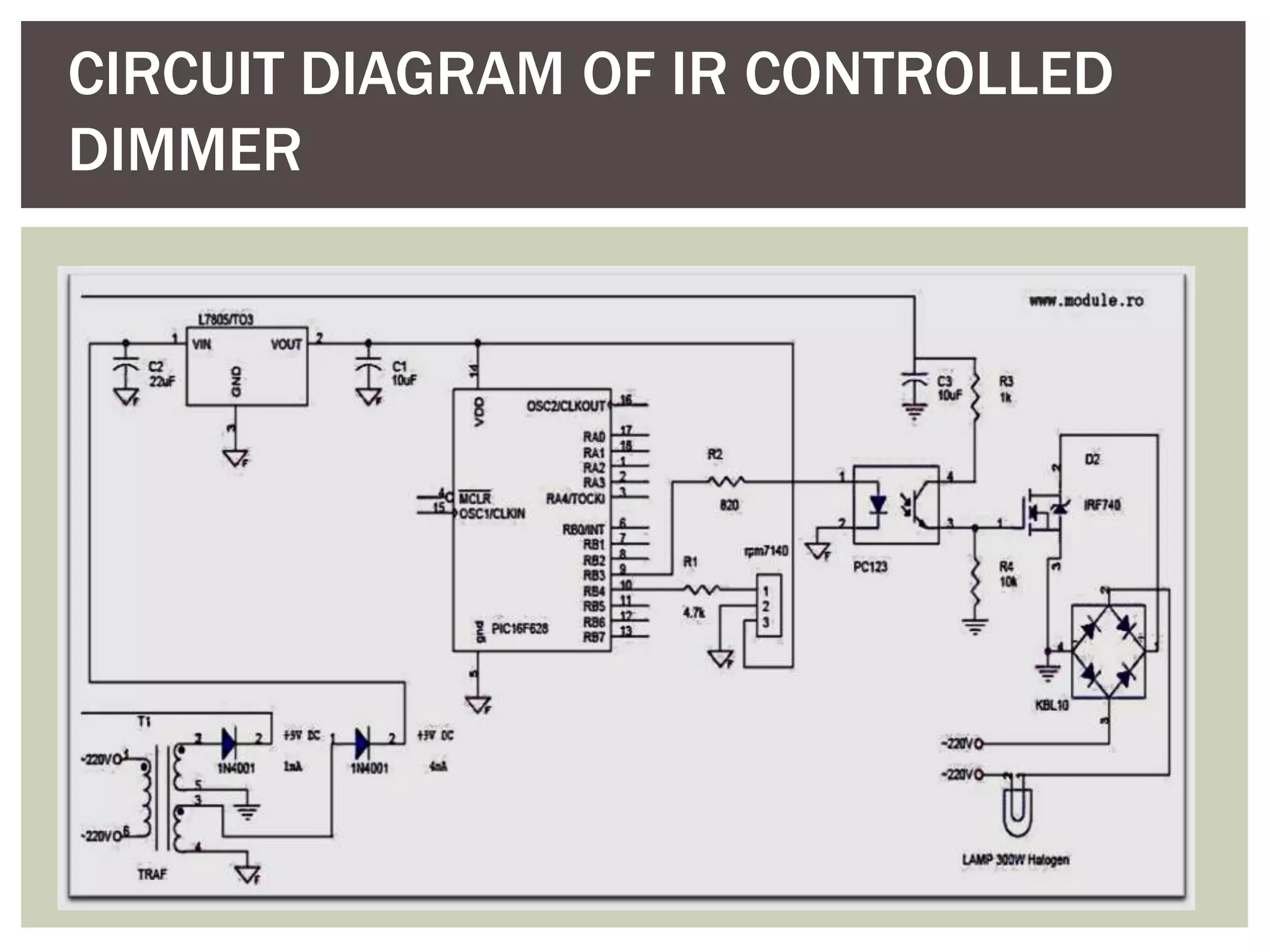 Ir remote control dimmer.. | PPTX