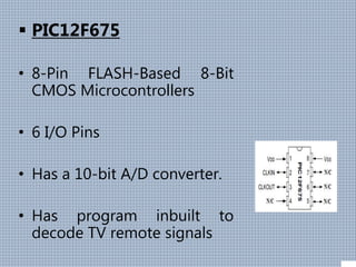 Infrared Remote Controlled Devices | PPTX