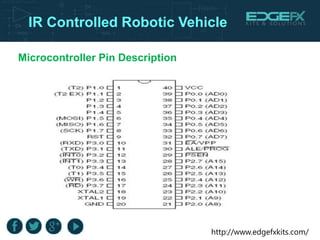 Controlling Robotic Vehicle With IR Remote | PPTX