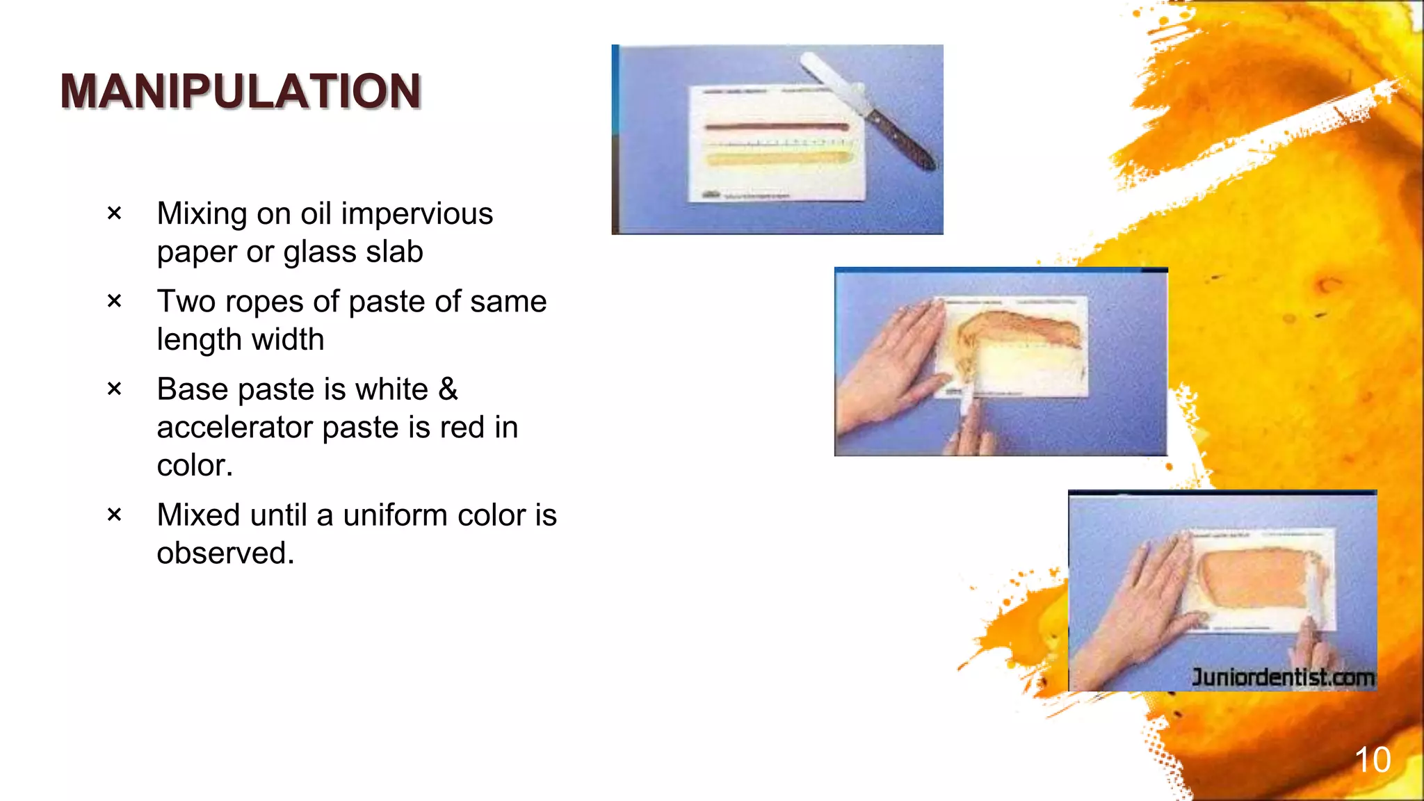 Irreversible dental materials | PPT