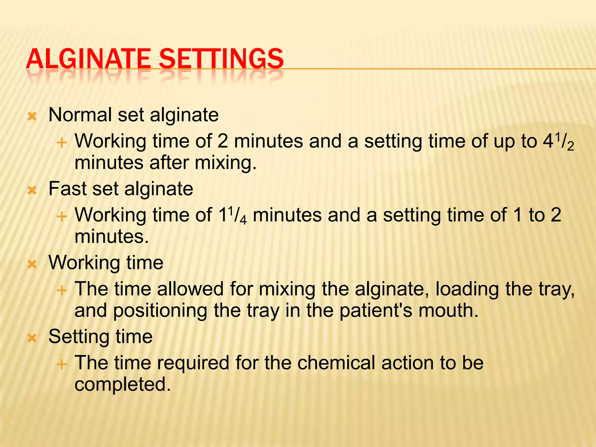 Alginate-Irreversible Hydrocolloid | PPTX