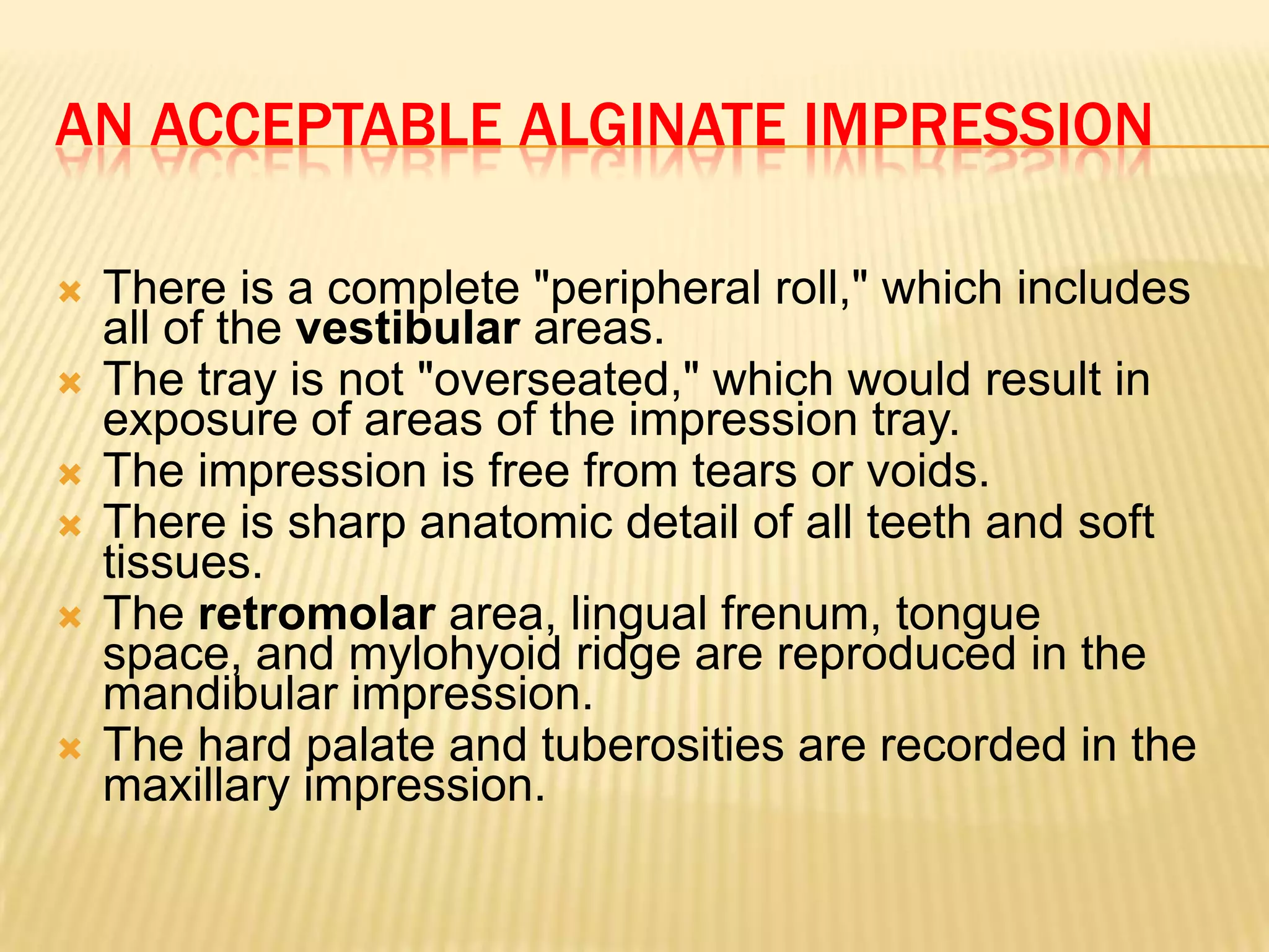 Alginate-Irreversible Hydrocolloid | PPTX