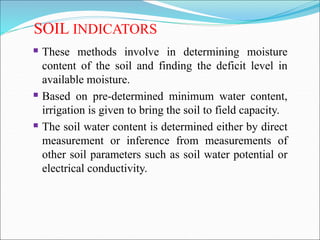 Irrg scheduling & Methods.ppt
