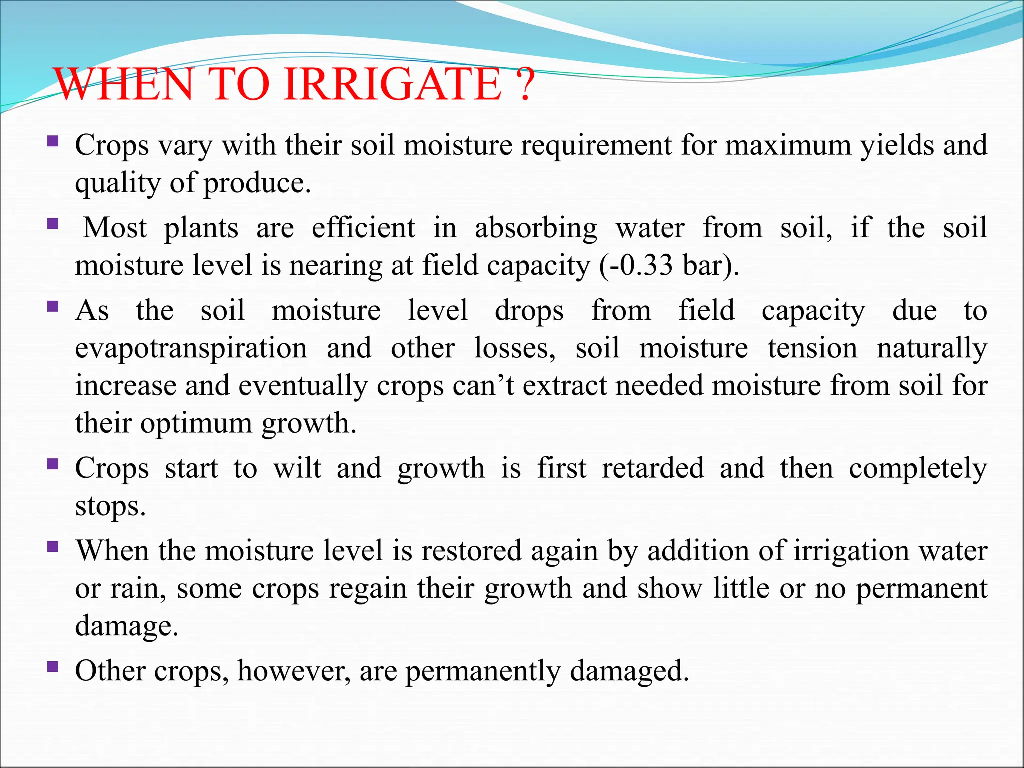 irrigation scheduling methods and different.ppt