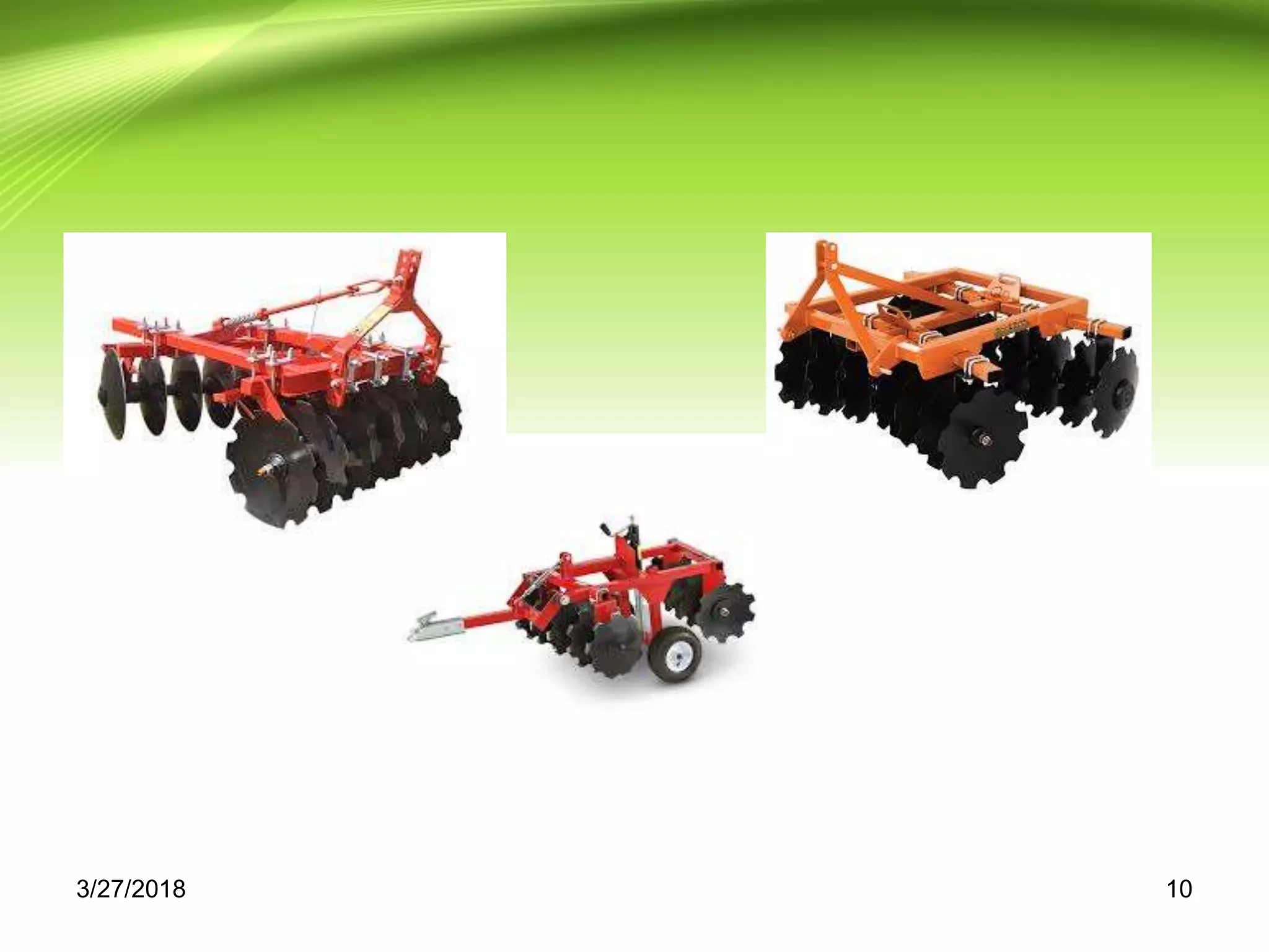 Secondary Tillage implements & their uses in Agriculture | PPTX
