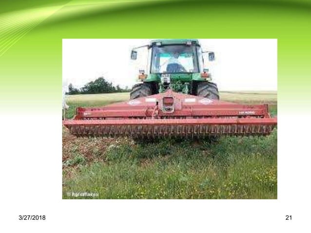 Secondary Tillage implements & their uses in Agriculture | PPTX