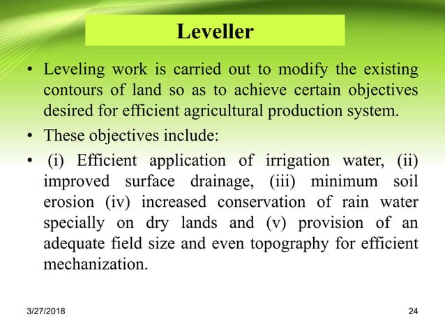 Secondary Tillage implements & their uses in Agriculture | PPTX