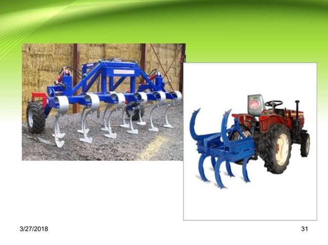 Secondary Tillage implements & their uses in Agriculture | PPTX