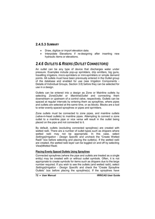Irricad helpv14 | PDF