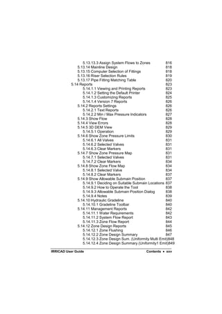 Irricad helpv14 | PDF