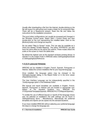 Irricad helpv14 | PDF