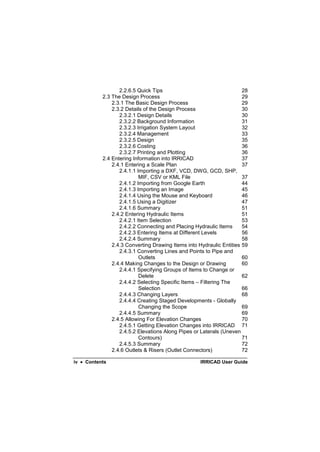 Irricad helpv14 | PDF