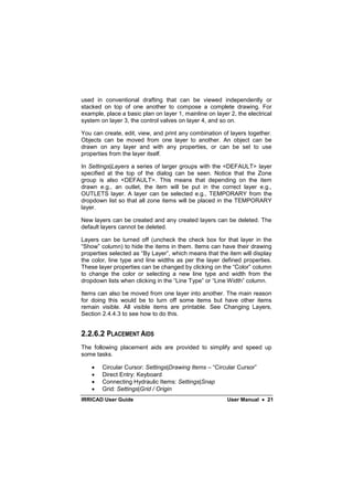 Irricad helpv14 | PDF