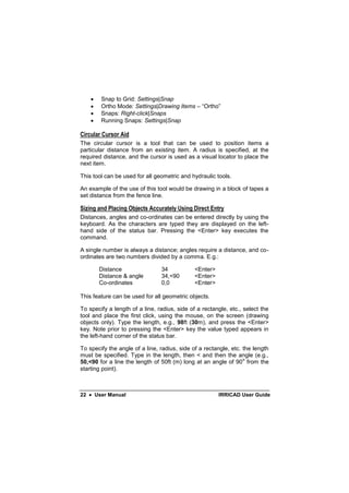Irricad helpv14 | PDF