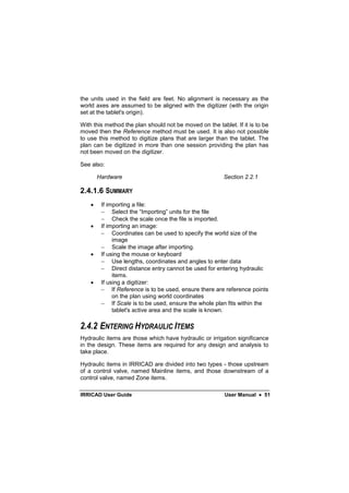 Irricad helpv14 | PDF